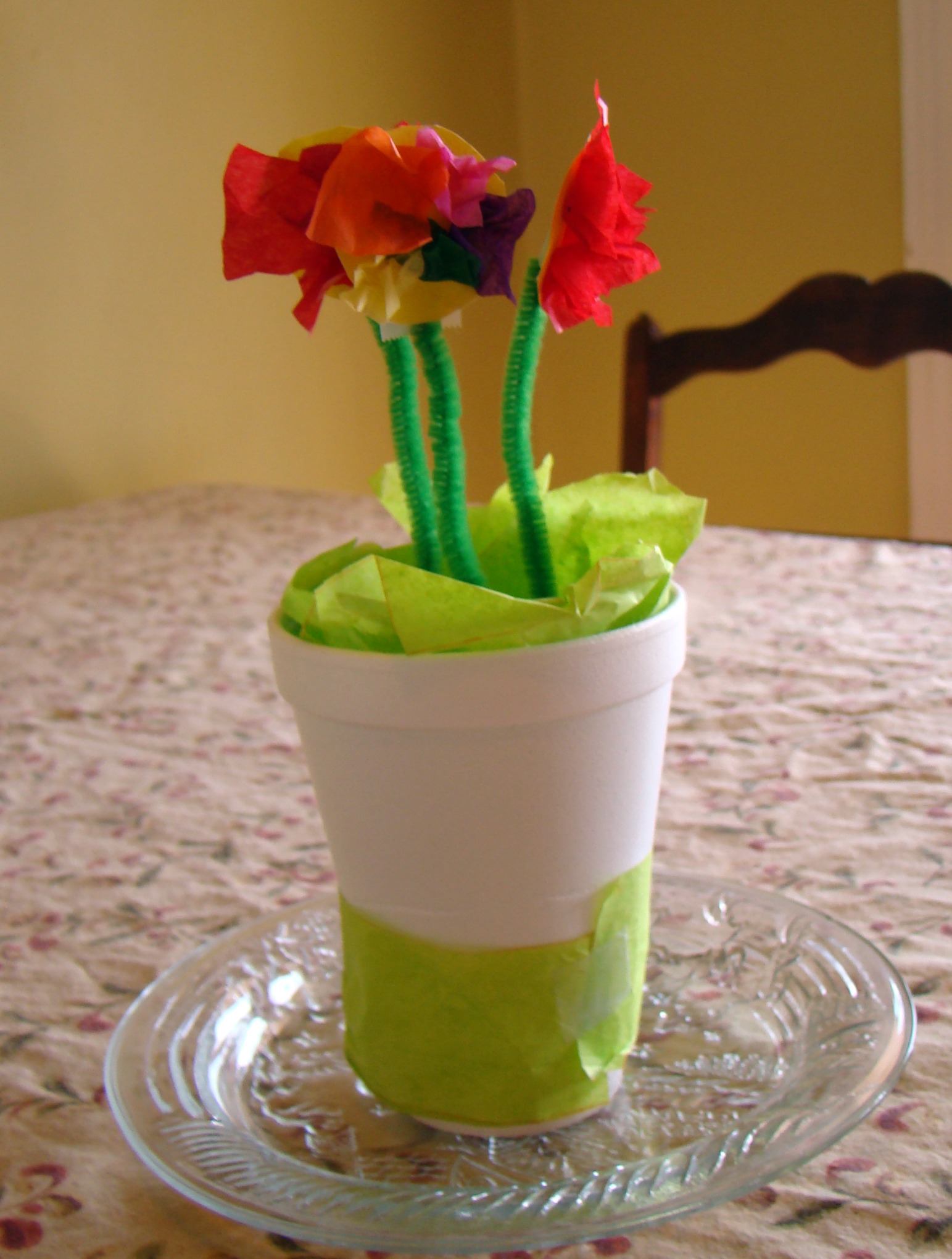 Tissue Paper Garden Craft » Walking in High Cotton