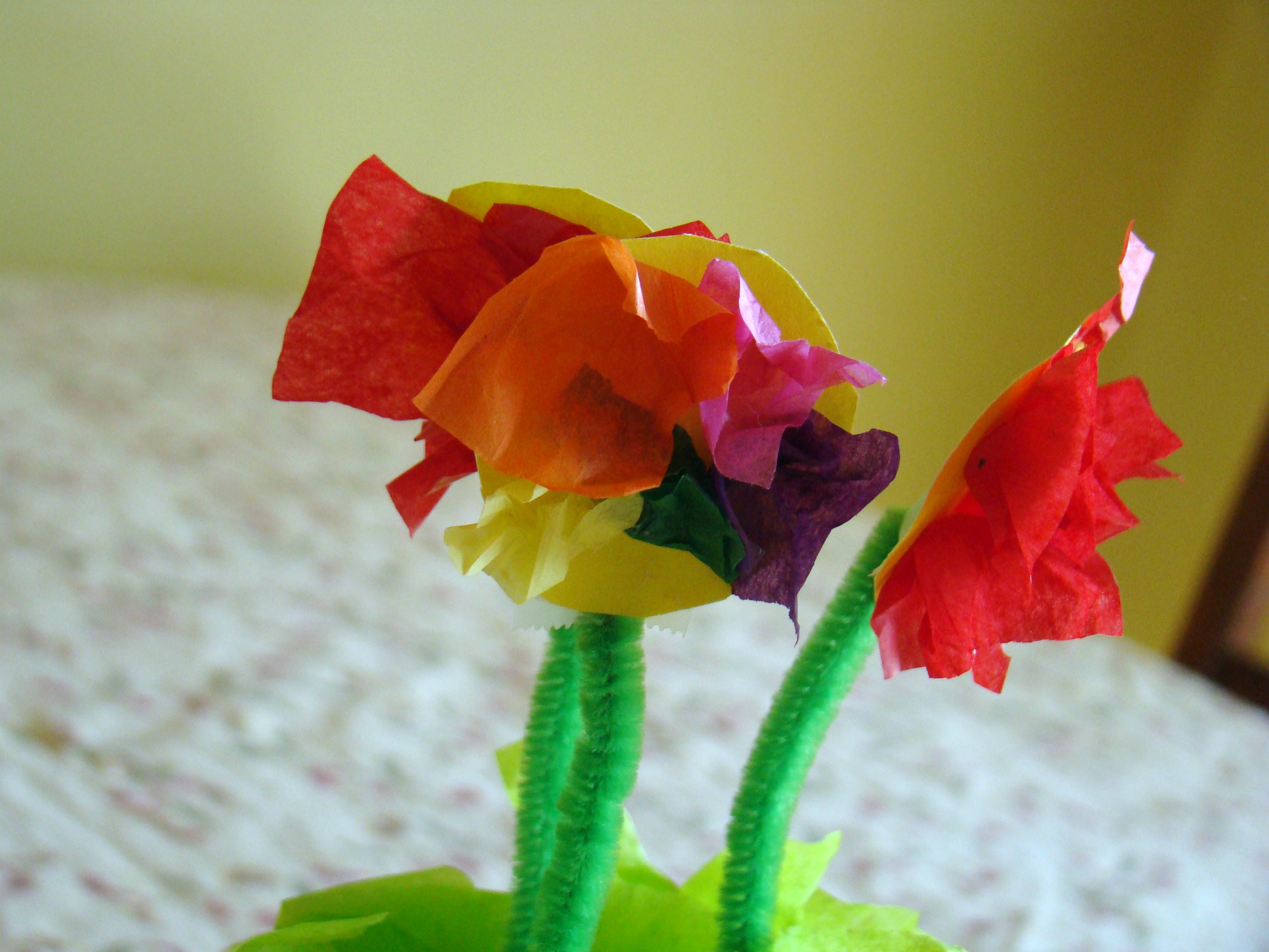 Tissue Paper Garden Craft » Walking in High Cotton