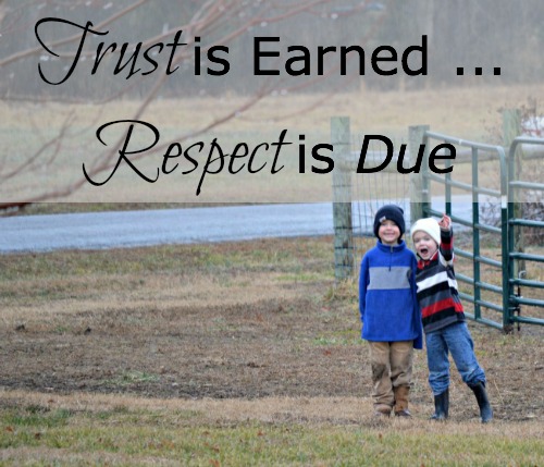 Trust is Earned...Respect is Due » Walking in High Cotton