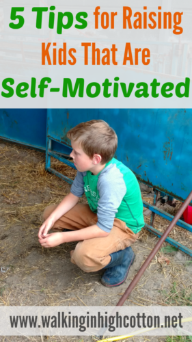 5 Tips for Raising Kids That Are Self-Motivated » Walking in High Cotton
