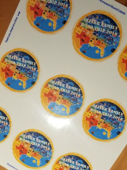 DIY Personalized Travel Sticker for Family Road Trips » Walking in High ...