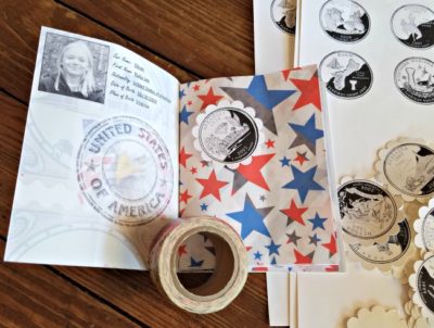 DIY 50 State Passports...with FREE Printable » Walking in High Cotton