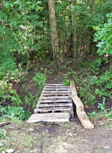 How To Use Pallets as Small Bridges on the Homestead » Walking in High ...