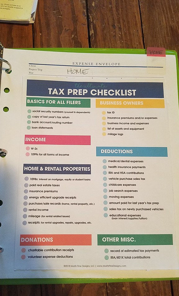 How to Create a Tax Record Binder for the Small Farm » Walking in High ...